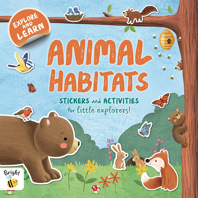 Animal Habitats: A Sticker and Activity Book for Curious Little Explor ...