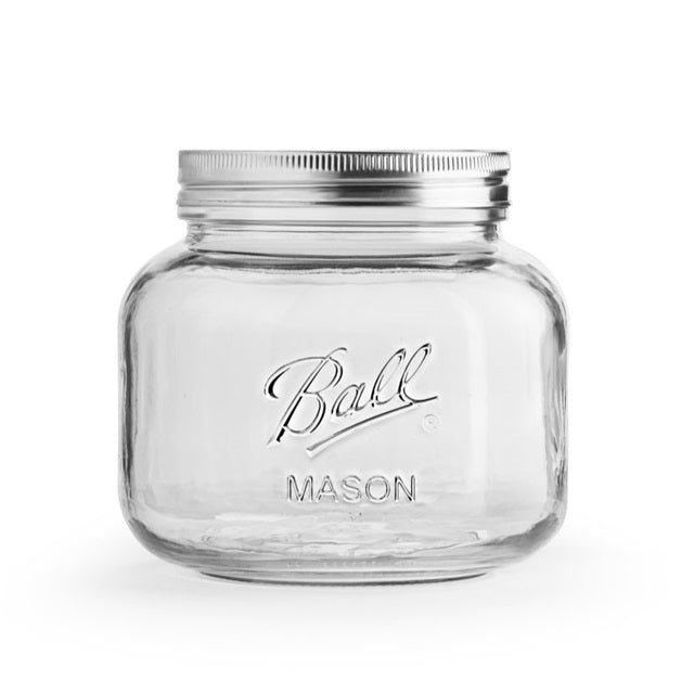 Ball Decorative Glass Storage Jar, 64 oz. (Half Gallon) — Ellington Agway