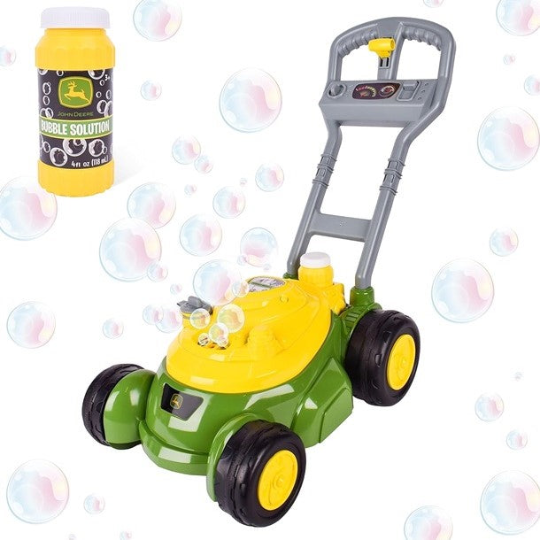John Deere Bubble-N-Go Toy Push Lawn Mower — Ellington Agway