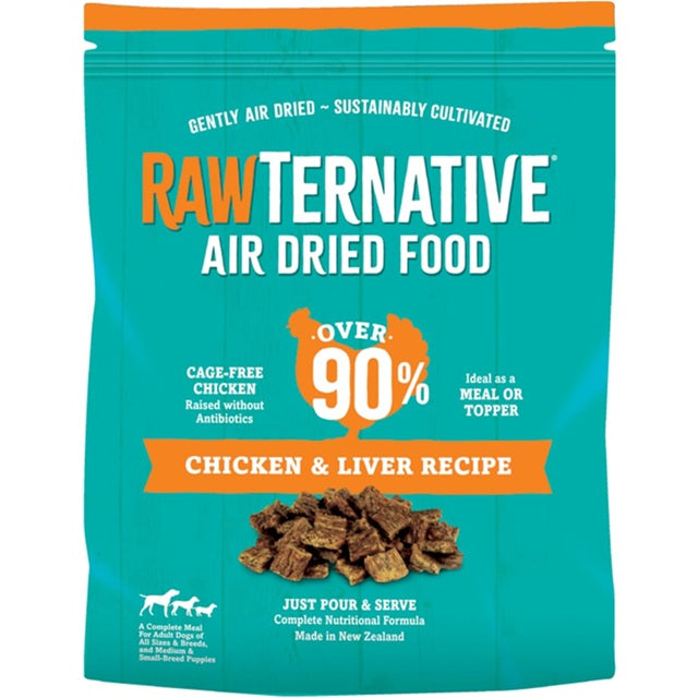 RawTernative Chicken & Liver Recipe Air Dried Dog Food & Topper ...