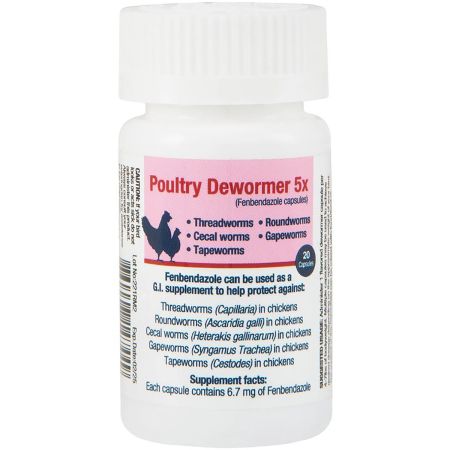 Poultry Dewormer - 20 Capsules — Ellington Agway