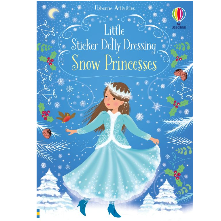 Little Sticker Dolly Dressing Snow Princess Sticker Book, Usborne ...