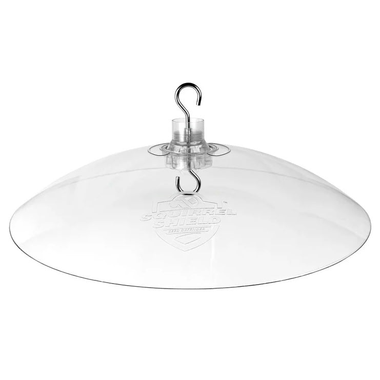 Squirrel Shield 16-inch Dual-Mount Transparent Squirrel Baffle ...