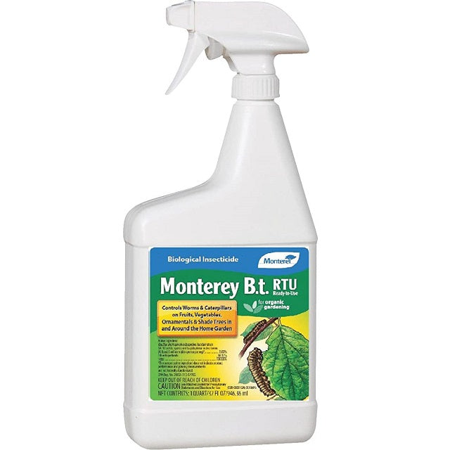 Monterey B.T. Biological Insecticide, 32 oz. Ready to Use Spray ...