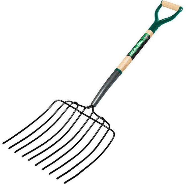 Tru Tough 10-Tine Manure/Bedding Fork with D-Handle 30330 — Ellington Agway