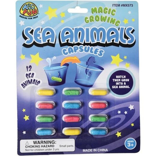 Magic Growing Capsules 12-Pack, Sea Animals — Ellington Agway